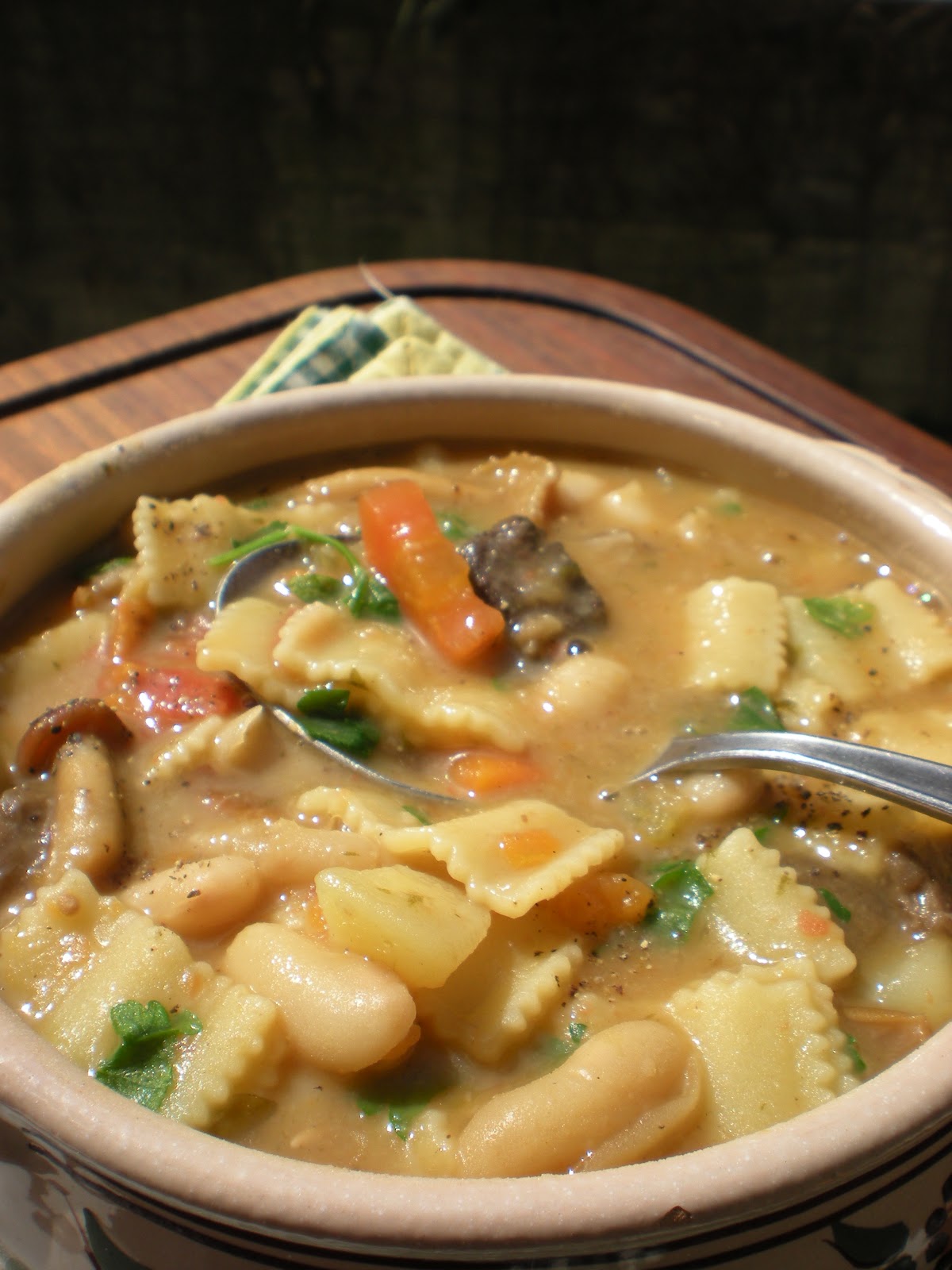 Tacconelli con Cannellini e Funghi di bosco - Profumo di Sicilia