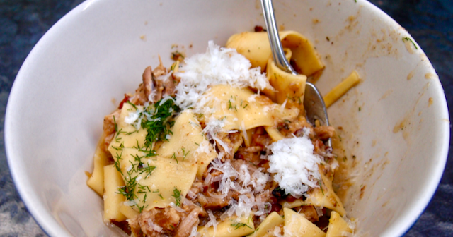 Sunday, dinner for two: Recipe Notes: Pork, Fennel, and Lemon Ragu with ...