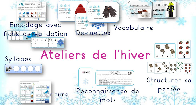 Les jeux de Jean Noël : Dossier de l'hiver en maternelle : ateliers et ...