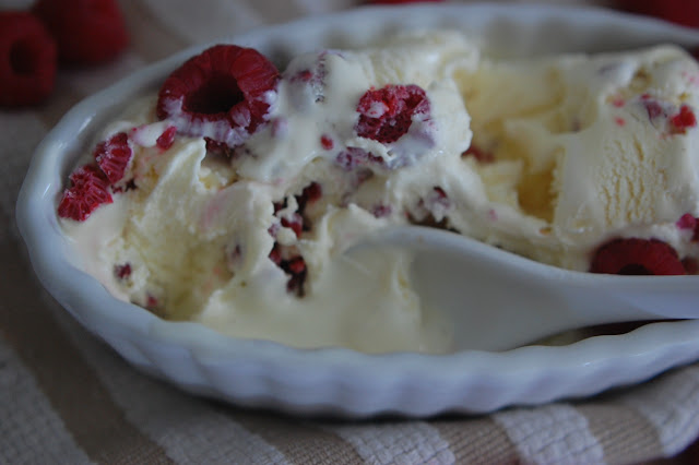 Food, Fun & Life: Frozen Raspberry Cream Custard