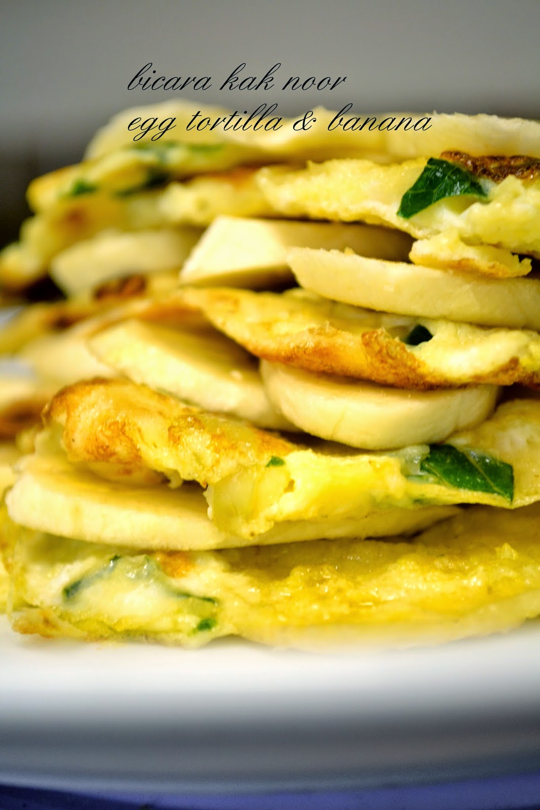 Tortilla Telur Menu Breakfast Yang Sangat Simple - Dapur Kak Noor