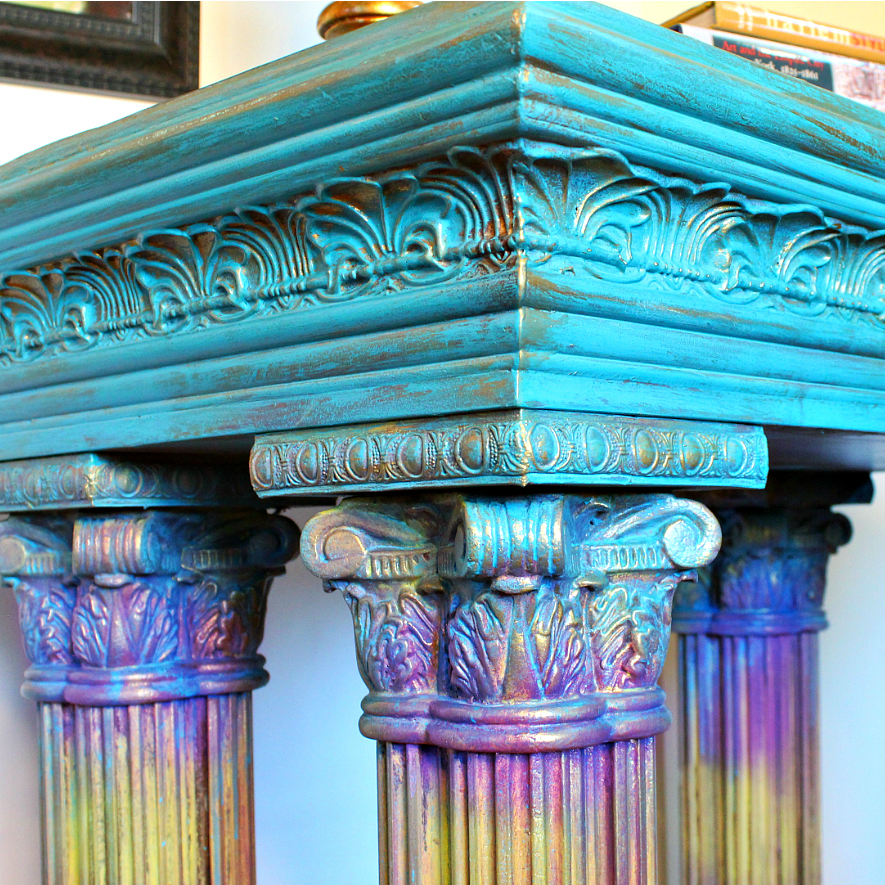 Mark Montano: Drippy Paint Thrift Store Table Makeover