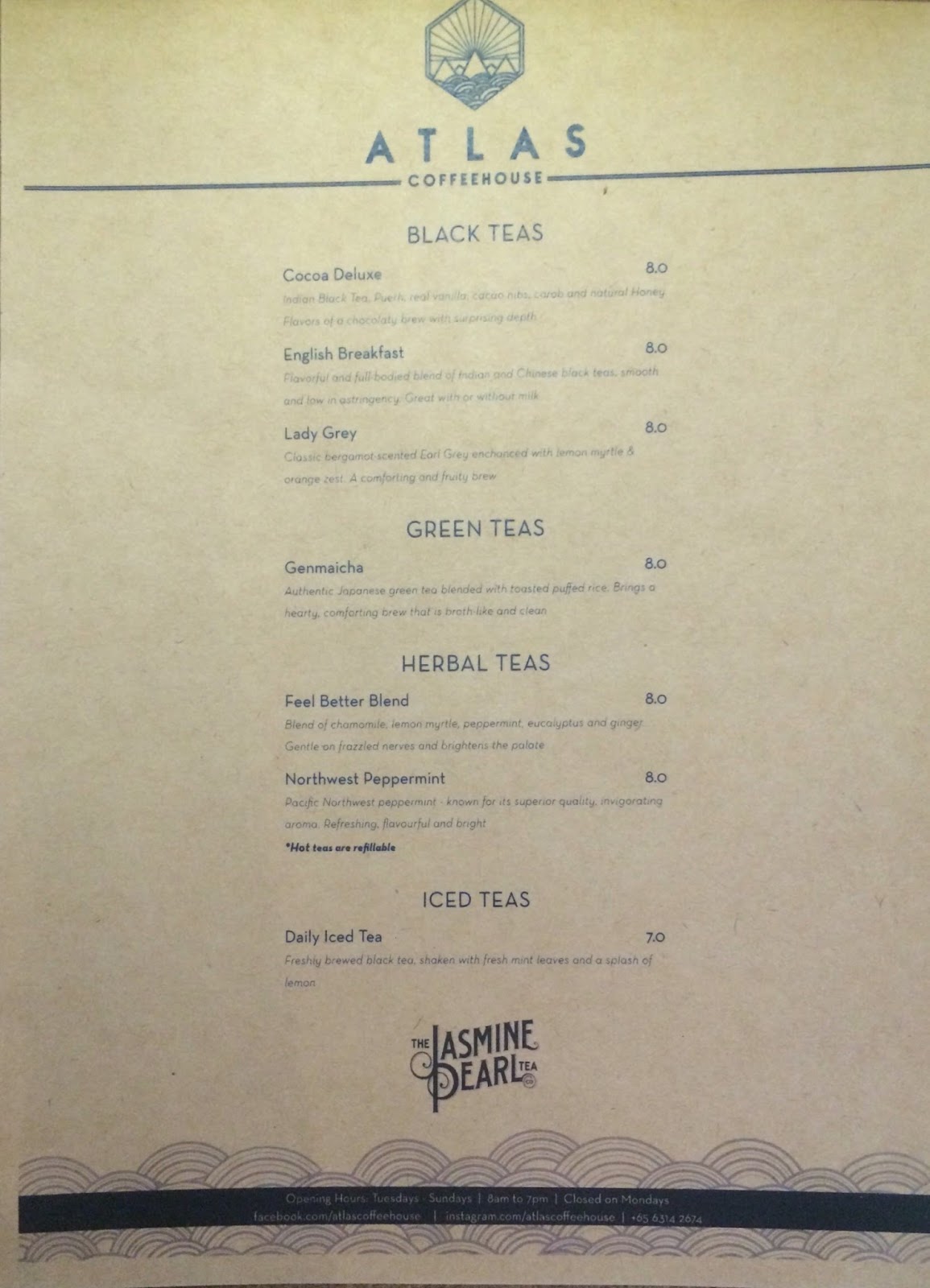 Atlas Coffeehouse @ Bukit Timah; Singapore | Moonlit