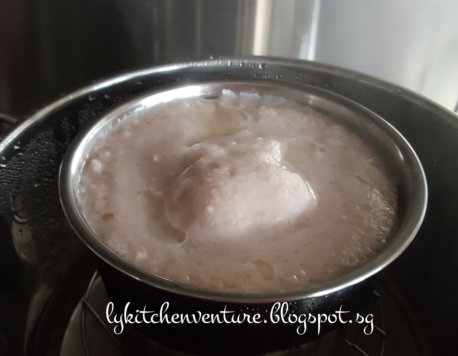 LY's Kitchen Ventures: Yam Paste With Gingko Nuts (Orh Nee 银杏芋泥）