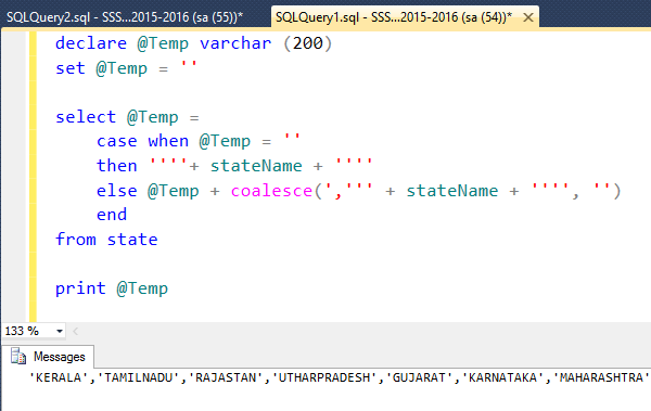 Sql Concatenating Column Values into a Comma-Separated List| Sql Column ... Sql Concatenating Column Values into a Comma-Separated List| Sql Column ...