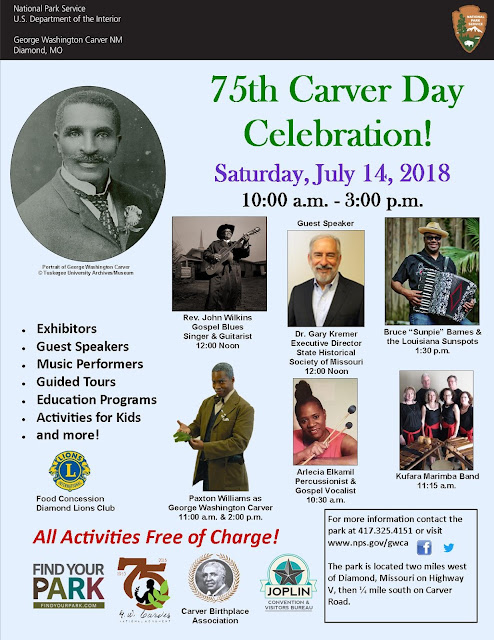 Every Day Is Special: July 14 - Carver Day