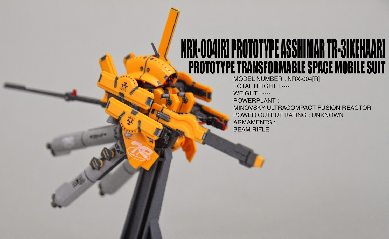 Painted Build: 1/400 NRX-044(R) Prototype Asshimar TR-3 (Kehaar)