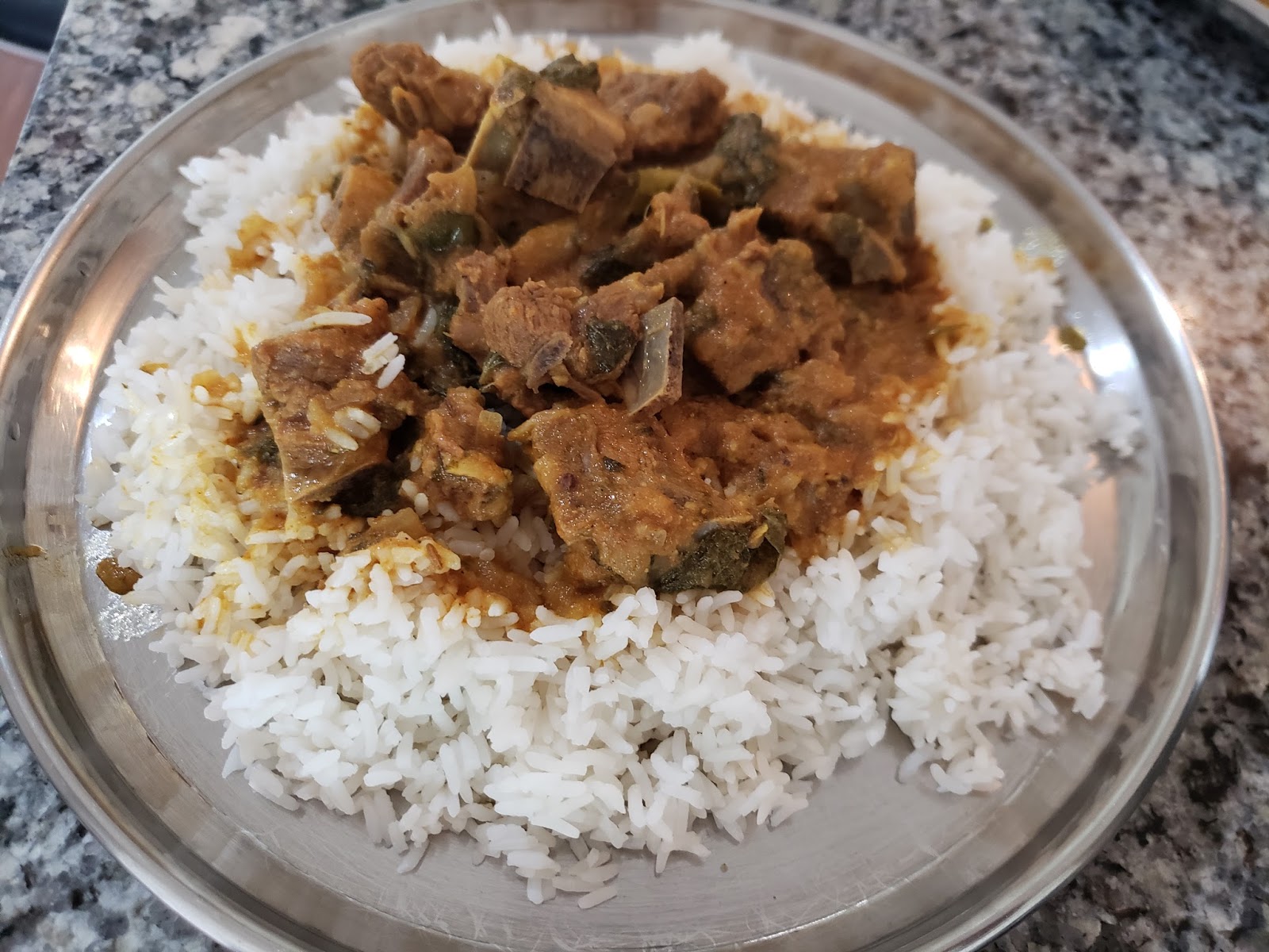Spicy Mutton Pulusu/Spicy Tamarind Goat Curry