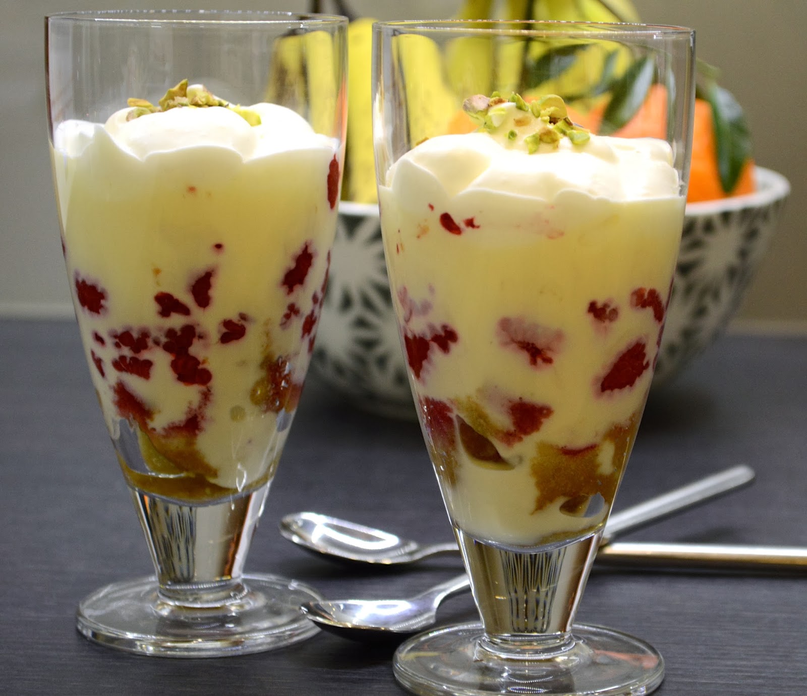 Kitchen Delights: Individual Raspberry Trifle