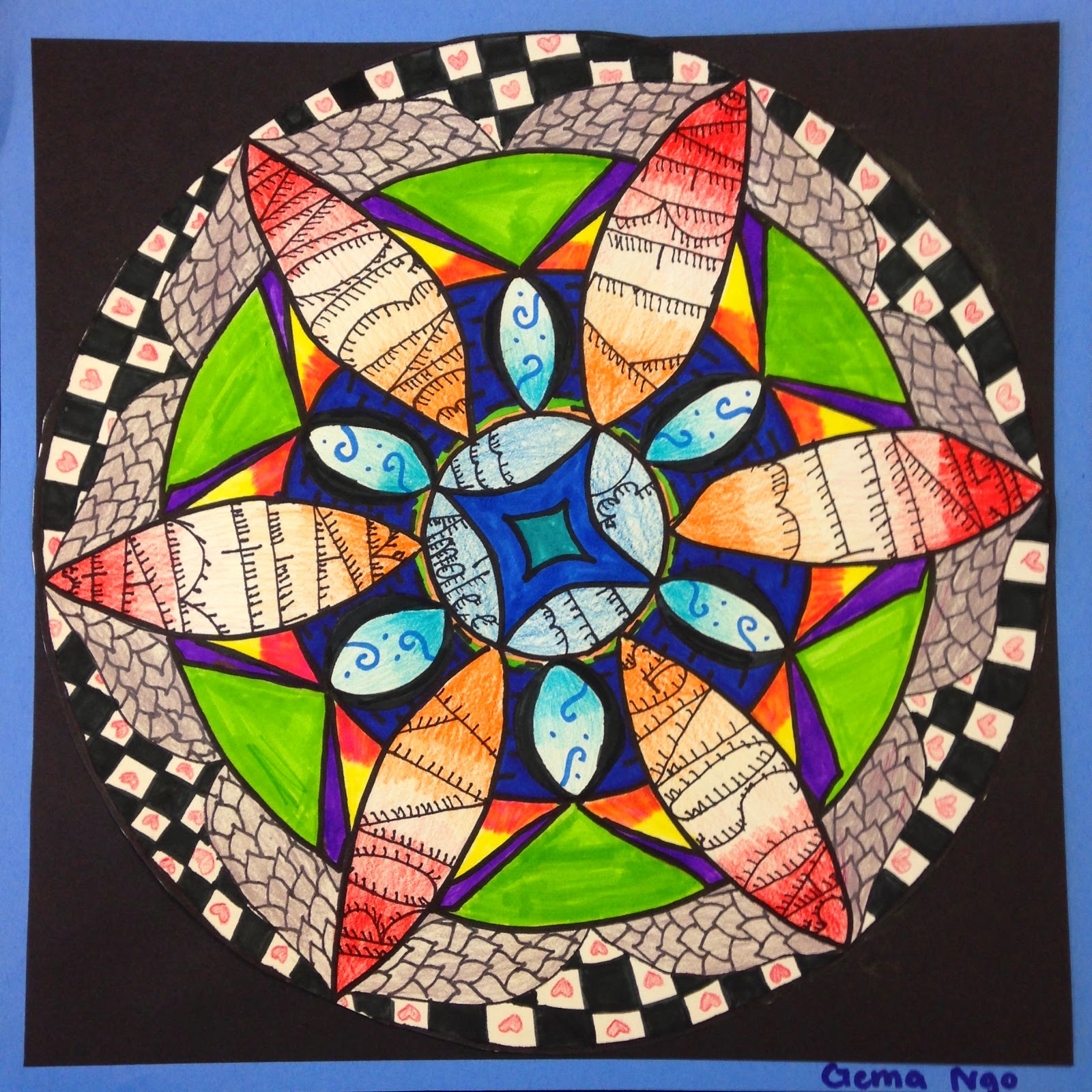 Sylvandale Middle School Art Class: Mandalas