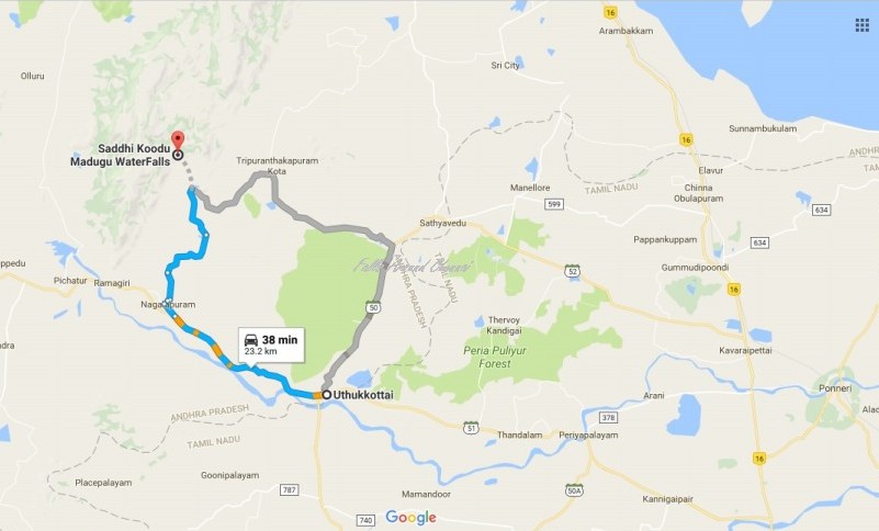 Waterfalls Near Chennai: SADDHI KOODU MADUGU WATERFALLS (NAGALAPURAM ...