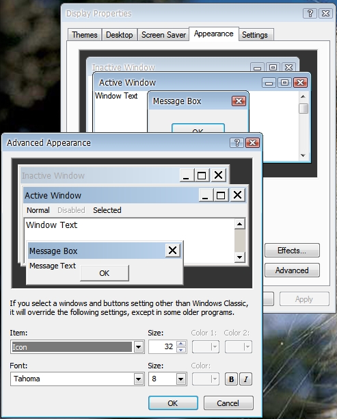 ARTIKEL ADAPANYA: CARA MENGUBAH TAMPILAN FONT/HURUF PADA WINDOWS XP