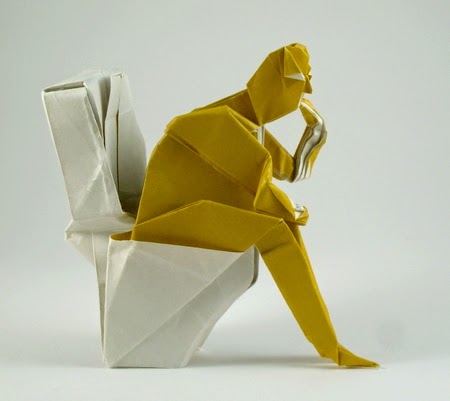 origami man ~ art projects craft ideas