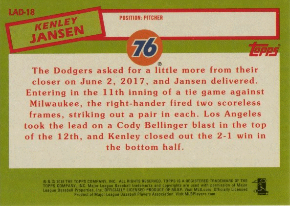 Dodgers Blue Heaven: Dodgers 60th Anniversary Sets - The 80's - #15 to #21