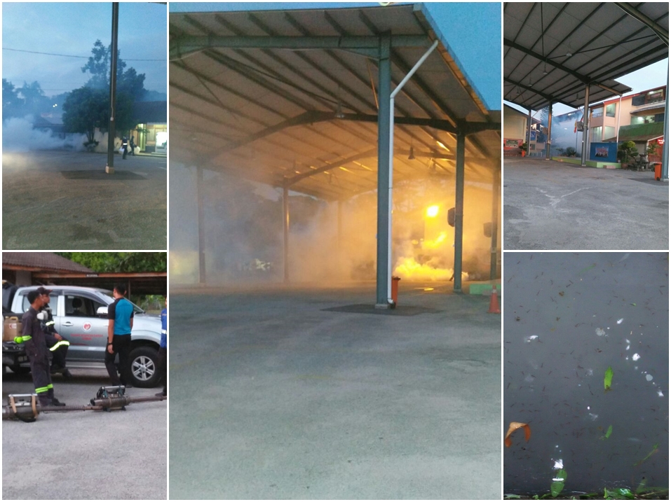 MPS : SEMBURAN KABUS BAGI KAWALAN DENGGI - SK GOMBAK UTARA