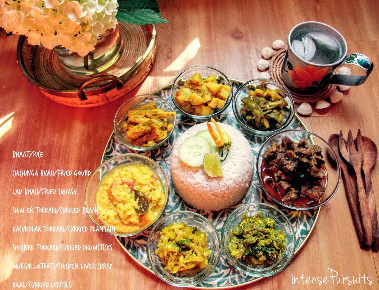 Food: a bangladeshi thali