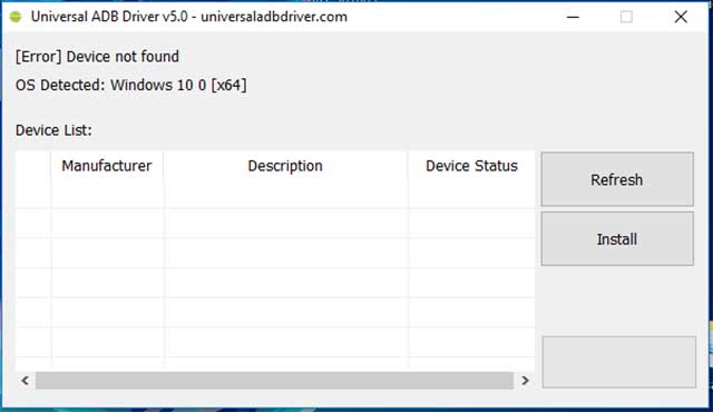 Descargar e instalar drivers ADB y Fastboot 【 ADB installer