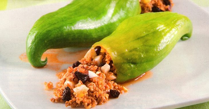 Recetas de Cocina: Caiguas rellenas de quinua