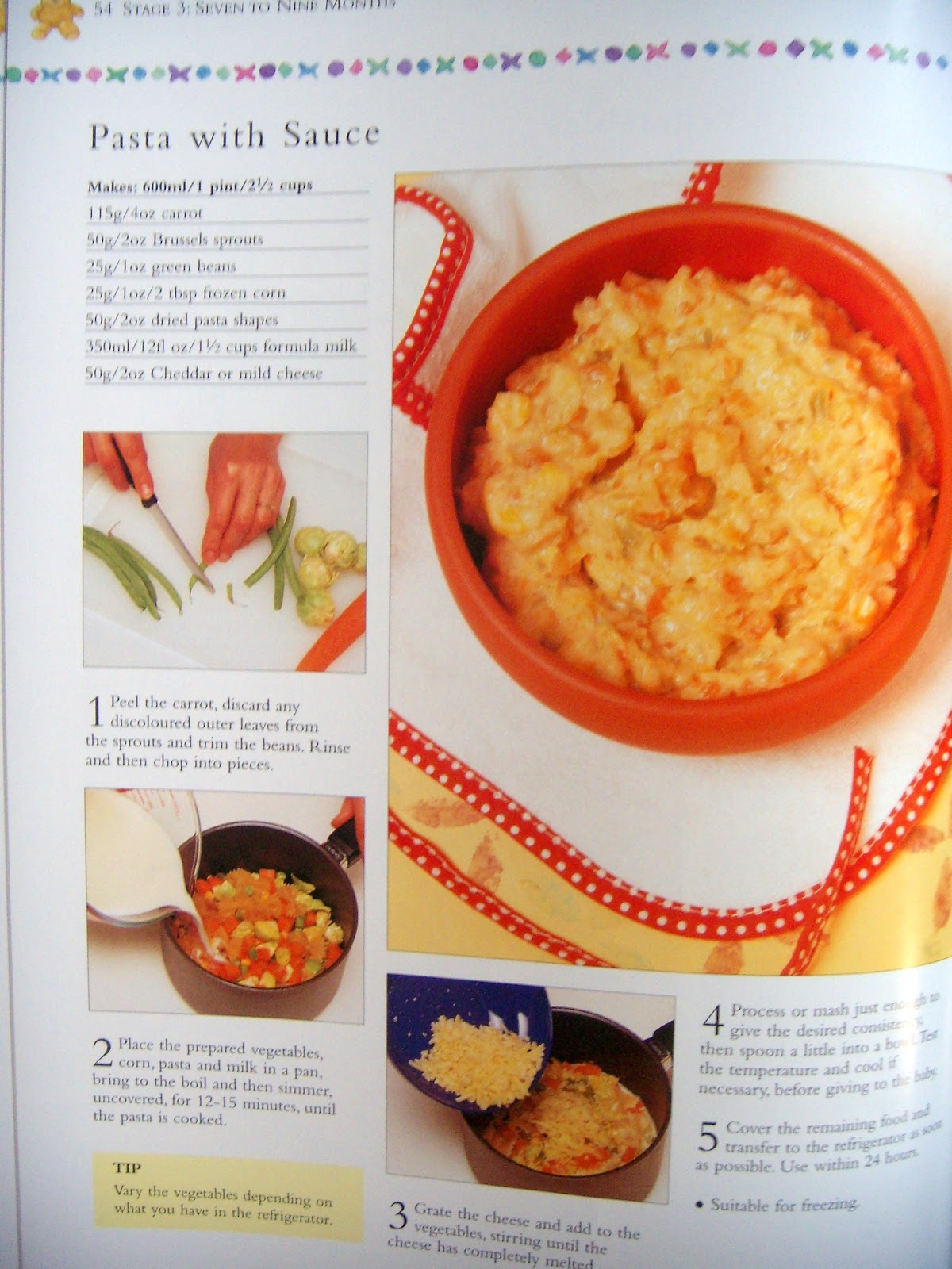 CHILDREN BOOKS FOR YOU: Cooking For Babies