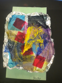 Explorations in Art: (Pr-K) Collage experiments using tissue paper and ...