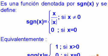FUNCION SIGNO EJERCICIOS RESUELTOS
