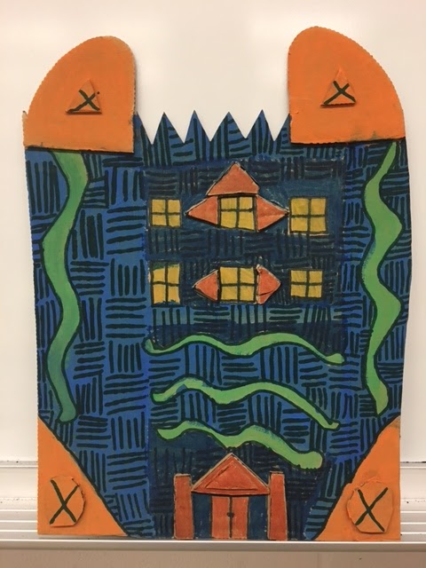 Mrs. Nhu's Oakdale Art Class: James Rizzi Inspired Buildings!