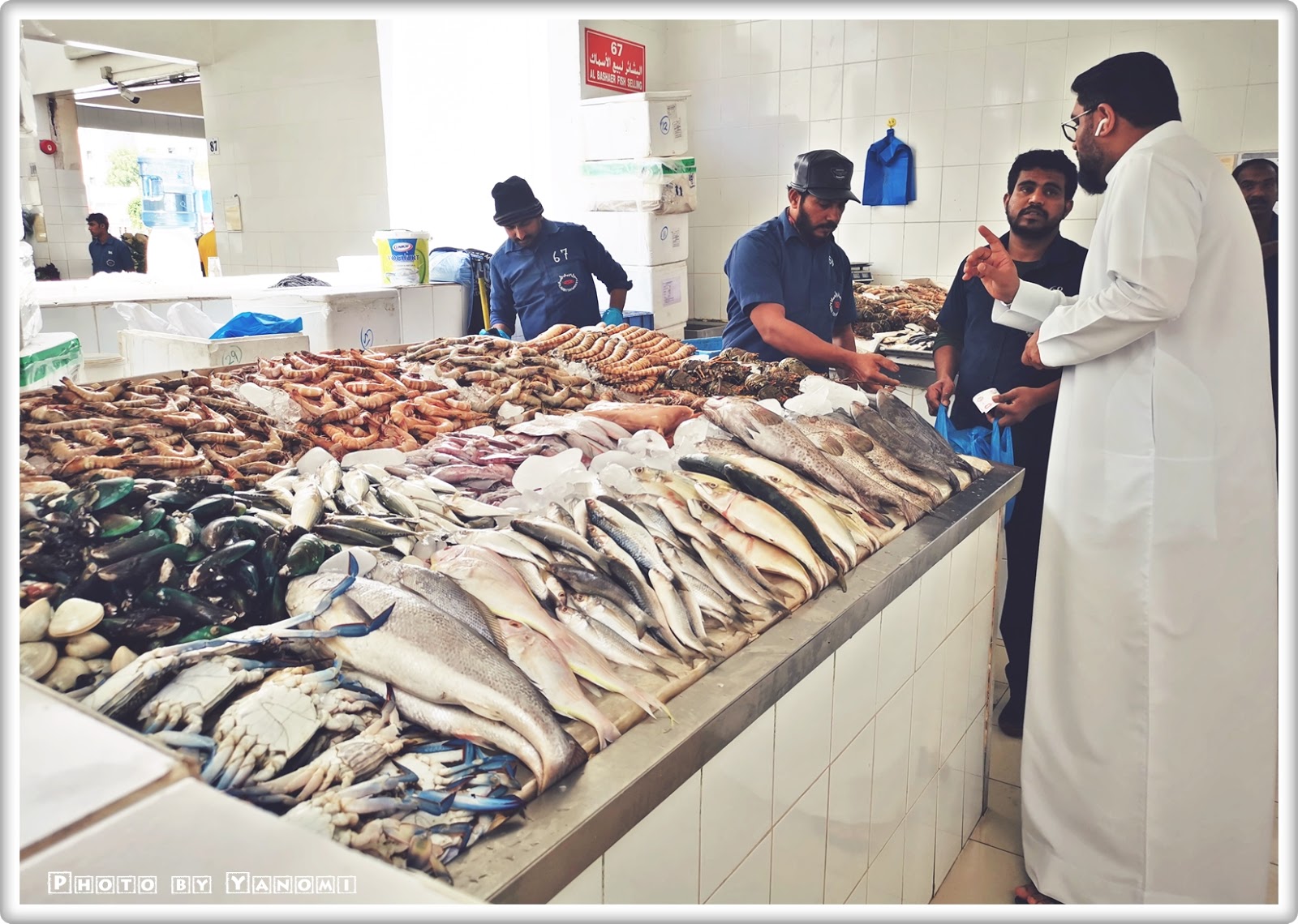 用心過生活: 阿聯酋自駕遊。Ajman UAE(Seascape Restuarant & Ajman Fish Market)