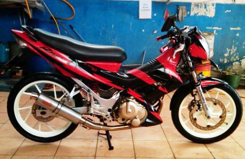 Modif Satria Fu Jadi Motor Trail - Ind Modified
