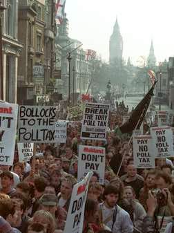 teifidancer: 24th Anniversary Of Anti Poll Tax Riots, London 1990.