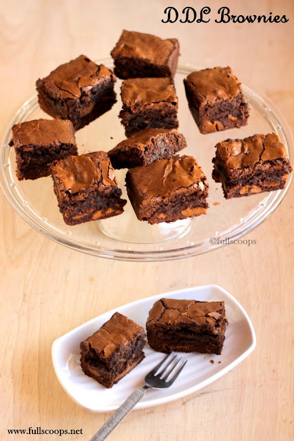 DDL Brownies | Dulce de Leche Brownies ~ Full Scoops - A food blog with ...