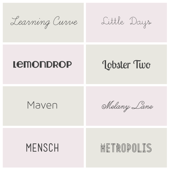 Mooi: Fonts I've Used