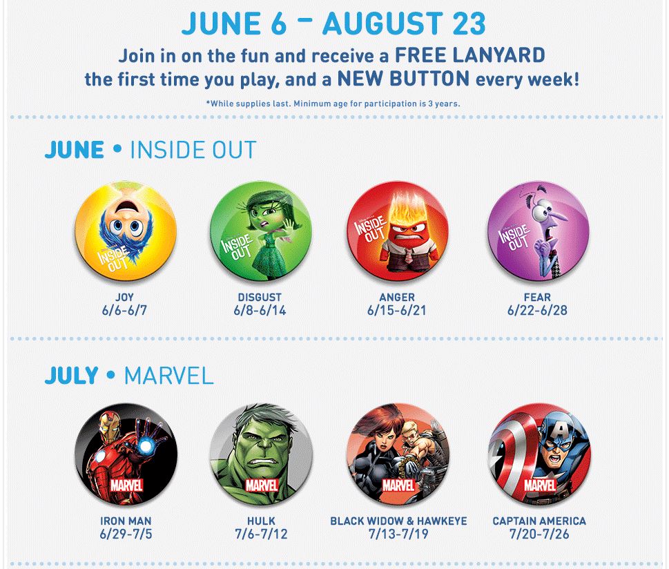 Dan the Pixar Fan: Inside Out: Disney Store Buttons