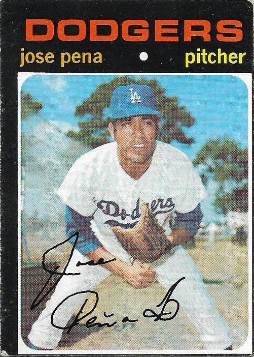 Topps 1971: no. 693 - jose pena