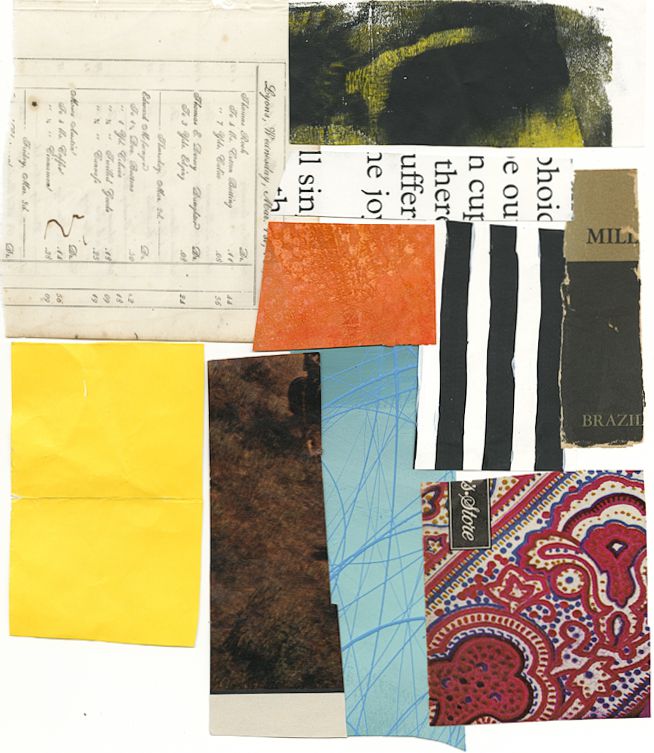 collage journeys by Jane Davies: A Few Collage Papers