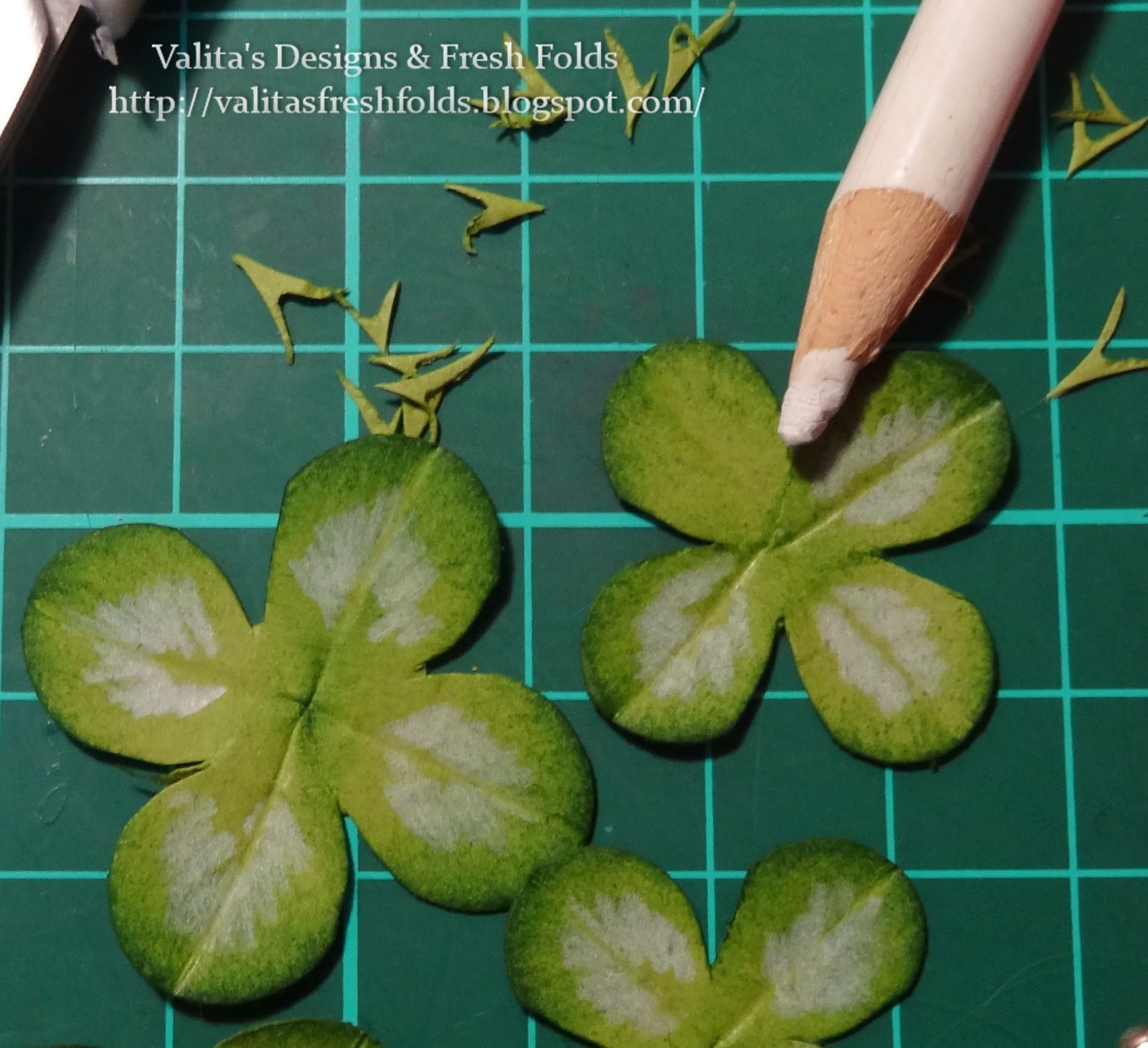 Valita's Creative Designs : Lucky 4 leaf clover st patrick's day card ...