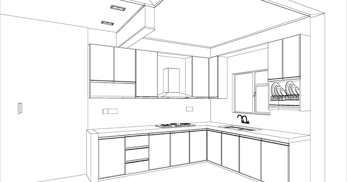 Inspirasi 35+ Kabinet DapurPasang Siap Plan
