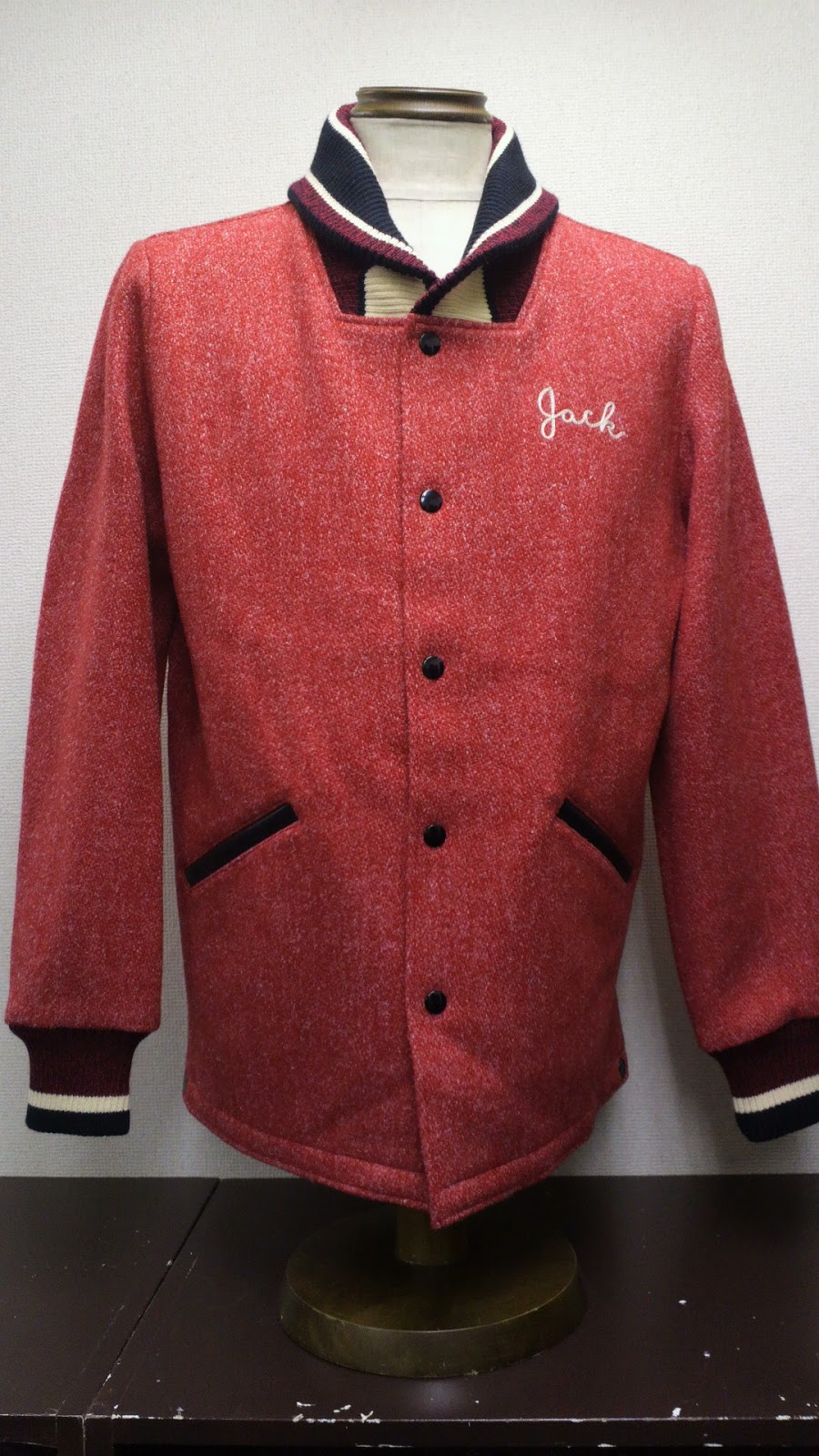 Dempsey Clothing: "JELADO PRODUCT" RED KEMP PHARAOH JACKET