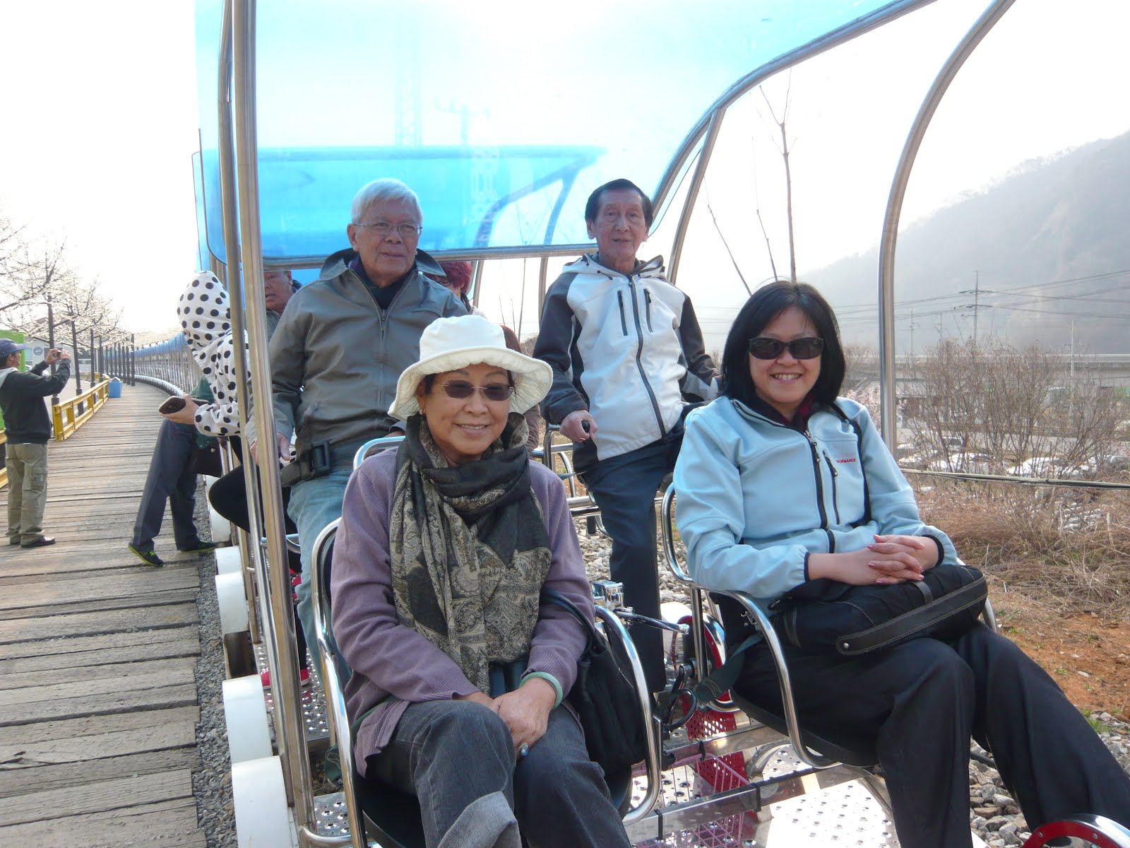 Swinging By: Rail Biking in Yang Pyung, Korea