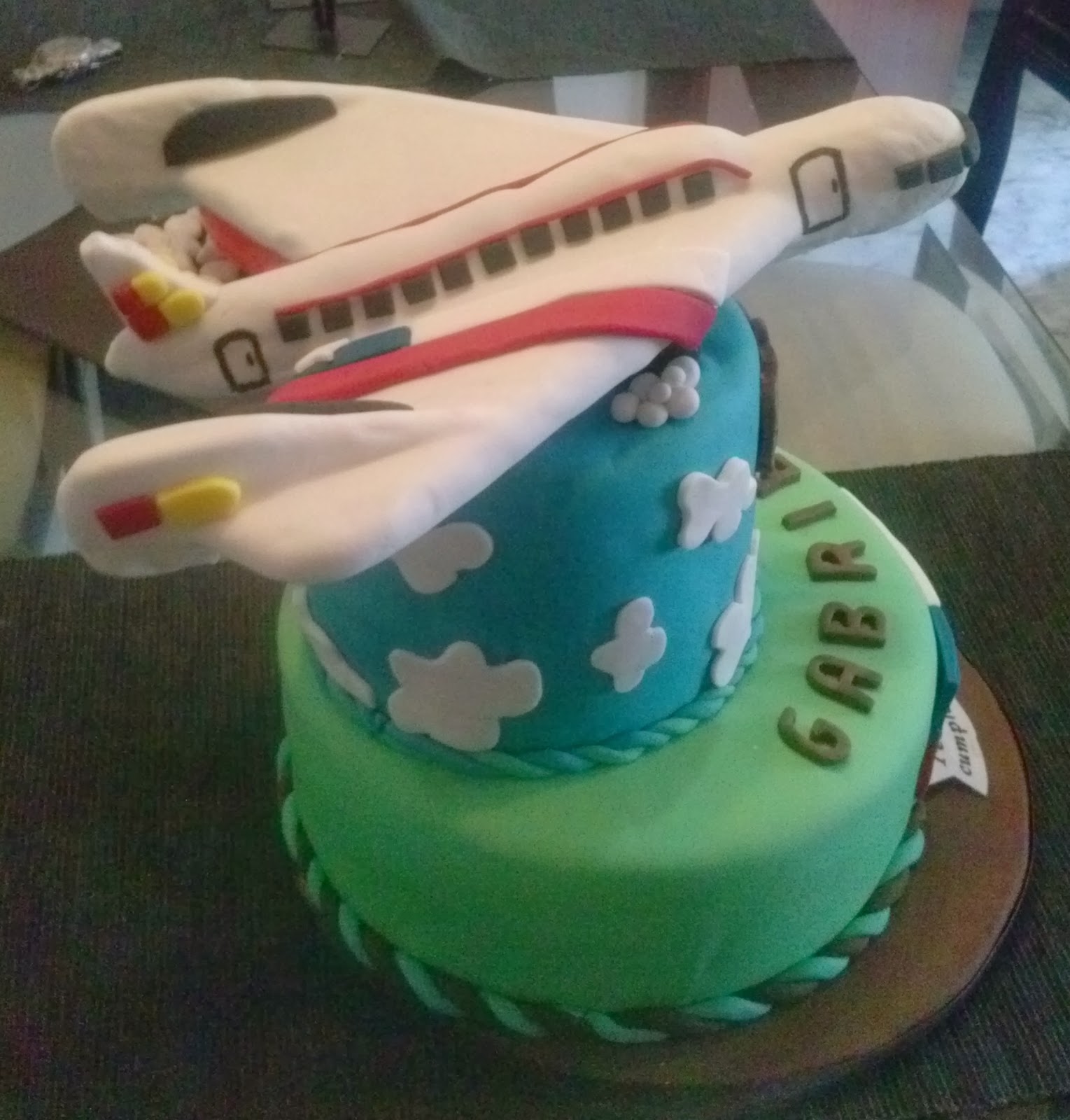 M&M´s Cakes: CAKE AVION, VUELO A CHILE ( CAKE PLANE, FLIGHT TO CHILE )