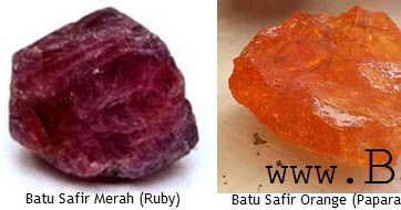 Jenis Batu Safir: Jenis Batu Safir