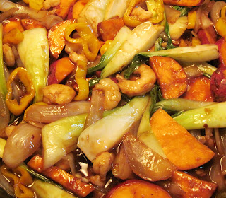 Carolina Sauce Company: Spicy Shrimp, Sweet Potato & Bok Choy Stir-Fry ...