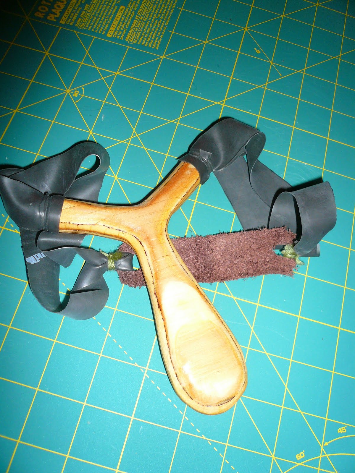 My first slingshot, phoenix design from Mr. Sprave - Homemade ...