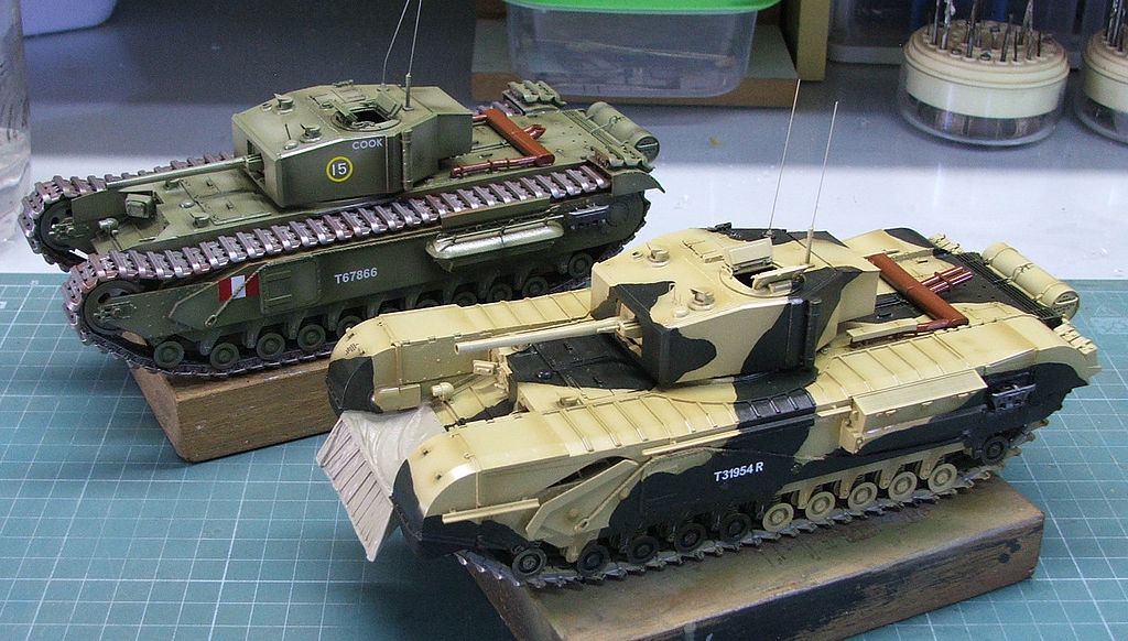 Panzerserra Bunker- Military Scale Models in 1/35 scale: Churchill Mk ...