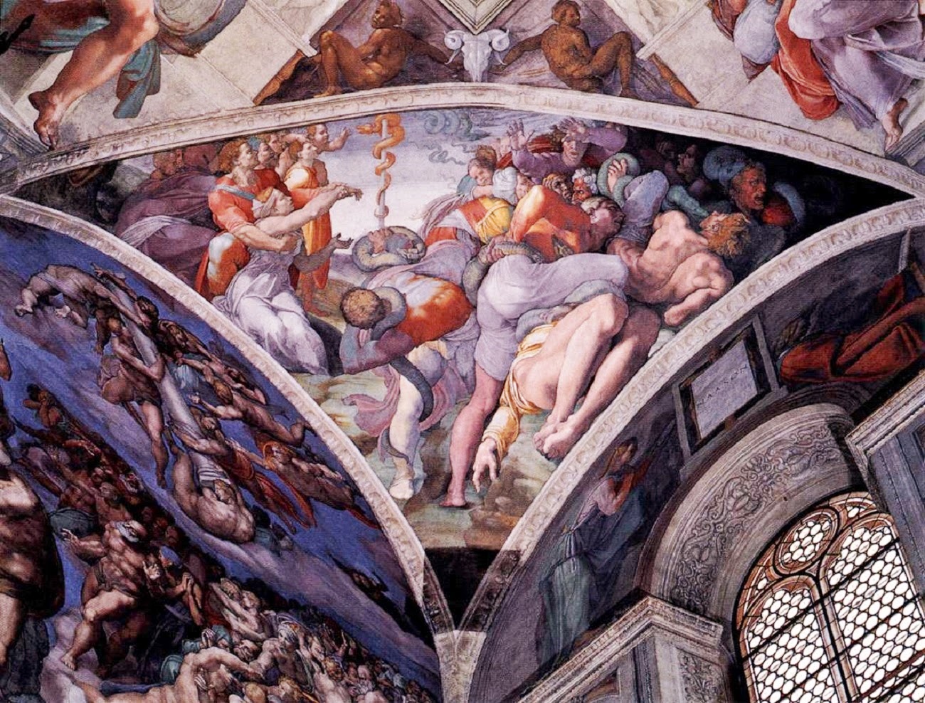 STORIE DELLA GENESI - LA VOLTA DELLA CAPPELLA SISTINA in ROMA ...