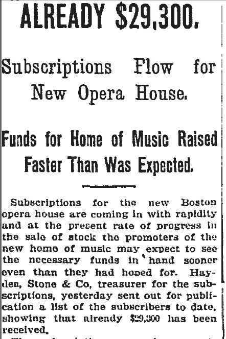 Retro Boston Remembered: The Tale of the Boston Opera House: A Lost ...
