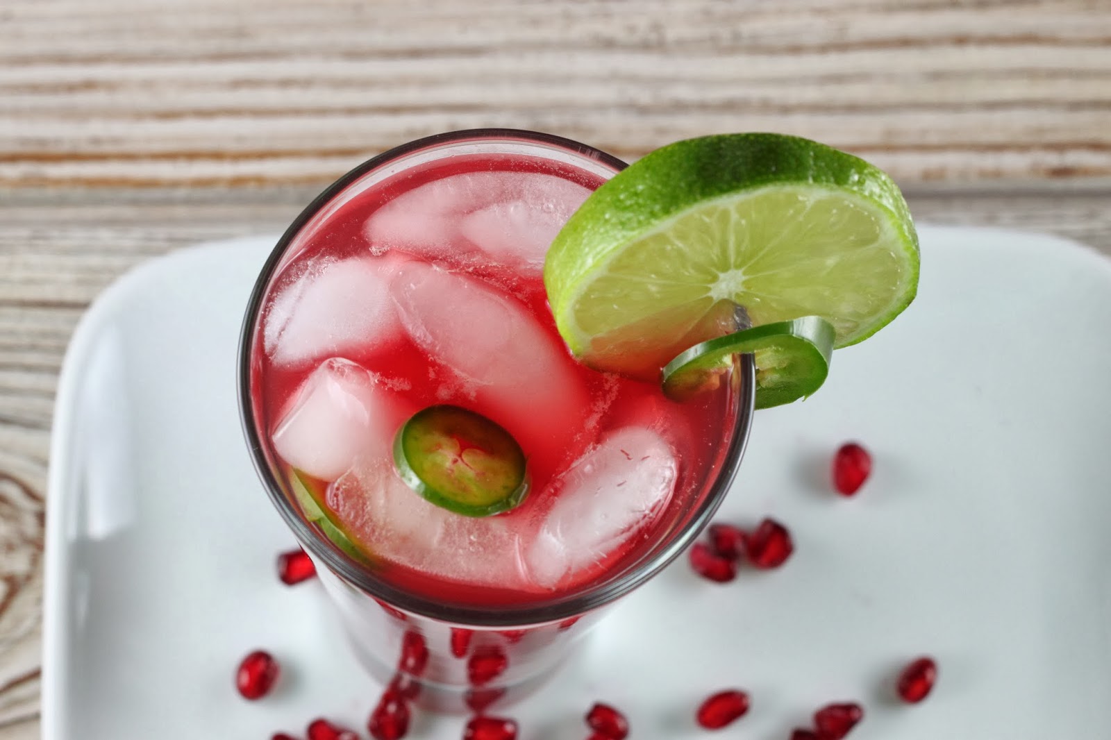 bookcooker: Cocktail Hour: Spicy Pom Bourbon Cocktail