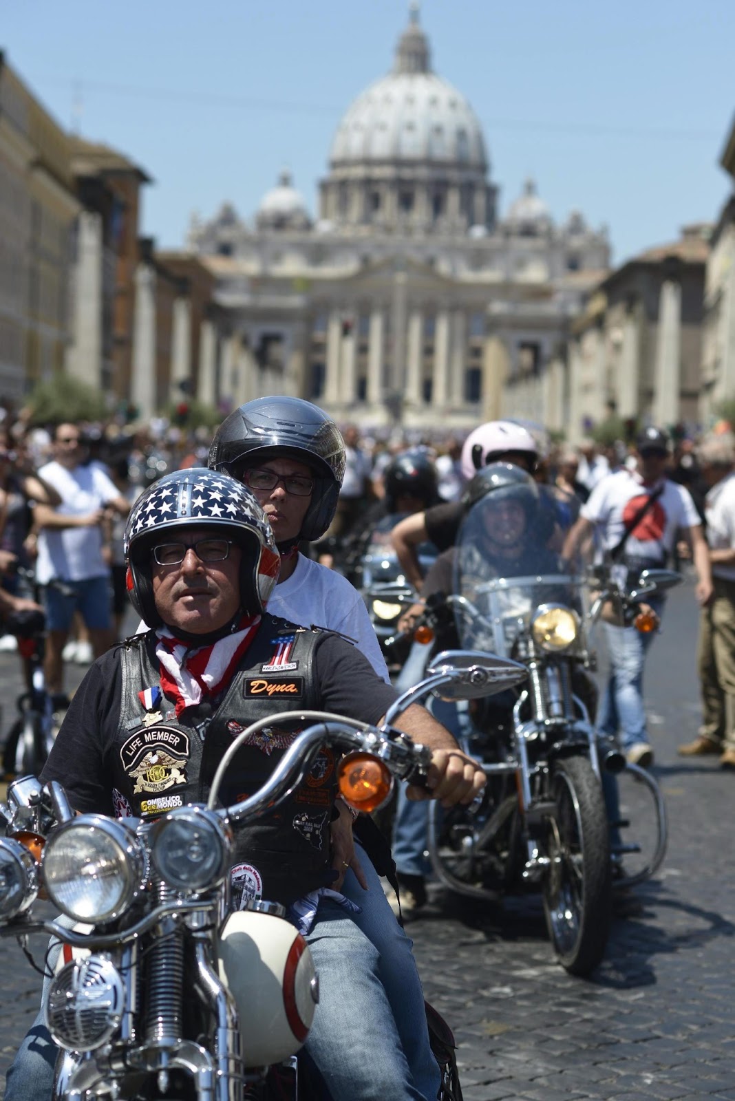 BALLSEYE'S BOOMERS: Pope Blesses Harleys and Von Zipper Rides Again