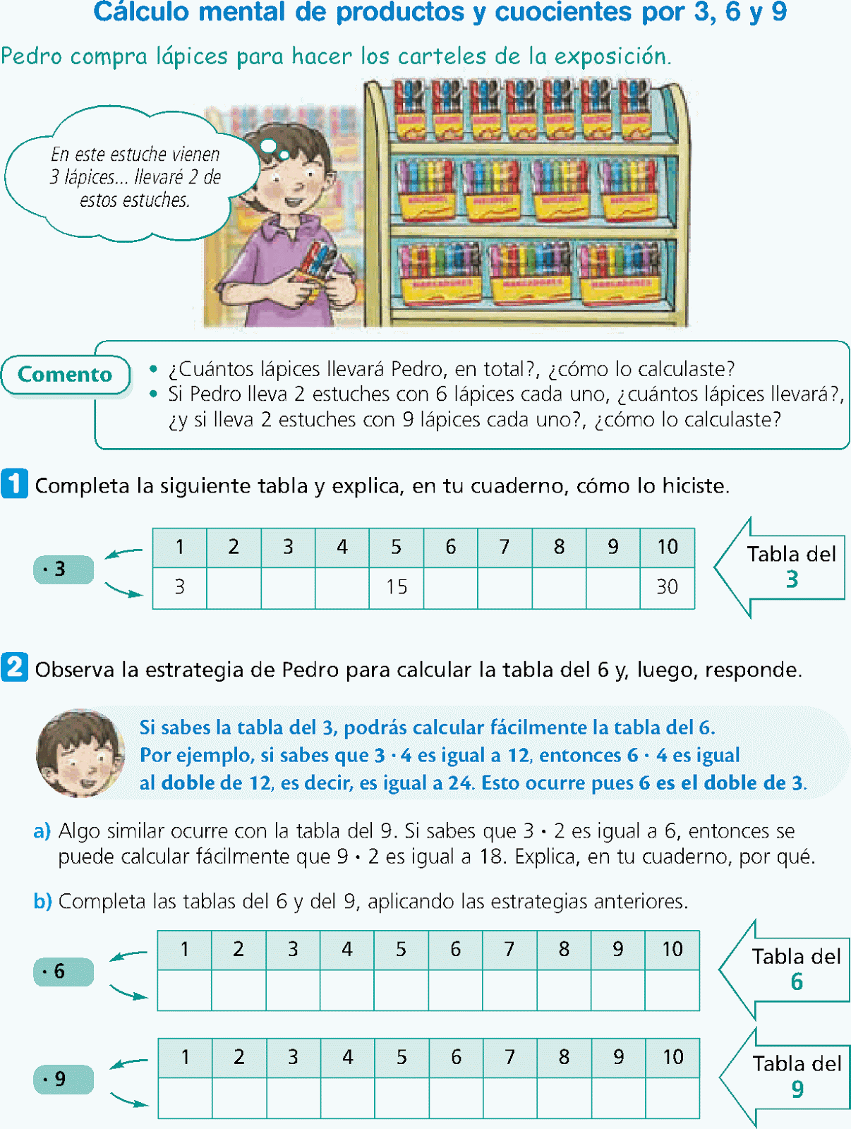 ESTRATEGIAS DE MULTIPLICACION Y DIVISION EJERCICIOS DE MATEMATICA 3 ...