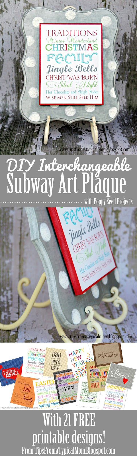 Poppy Seed Projects: Guest Post - Creative Idea to Display Free Printables!