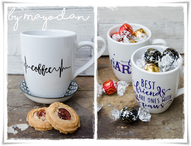DIY Tassen mit dem Plotter gestalten - Mayodans Blog
